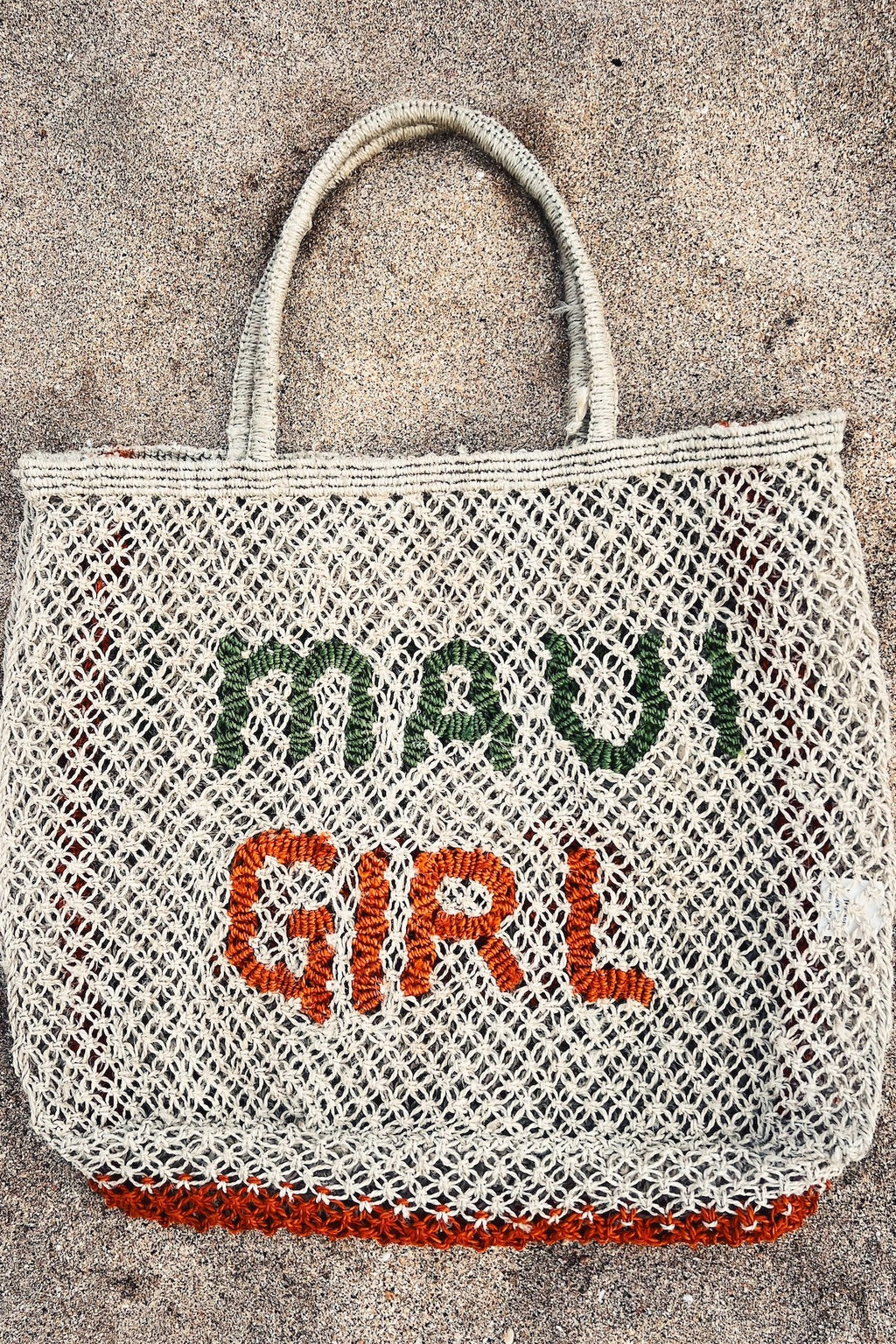 Maui Girl X Jackson Family - Fern & Tango Woven Beach Bag – MAUI GIRL